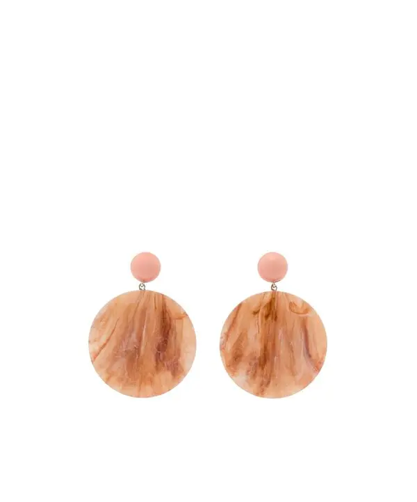 Emporio Armani Marble-effect Drop Earrings