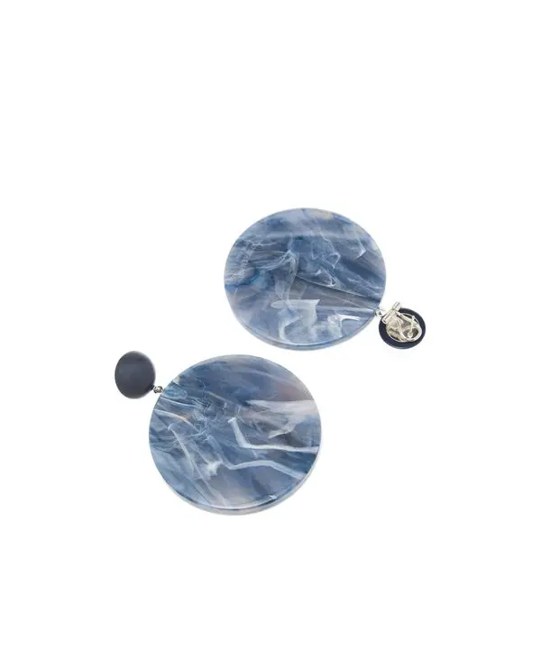 Emporio Armani Marbled-effect Drop Earrings