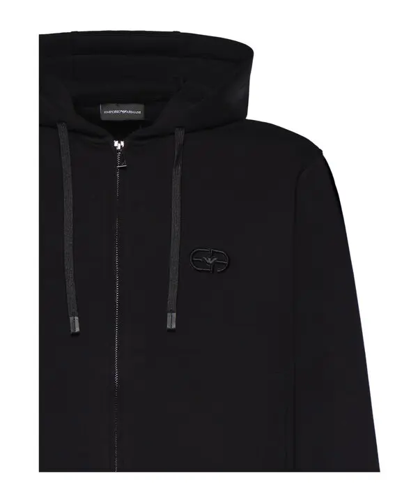 Emporio Armani Zip-up Logo Hoodie