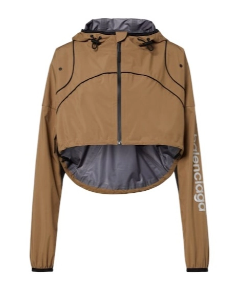 Balenciaga Cropped Taffeta Jacket