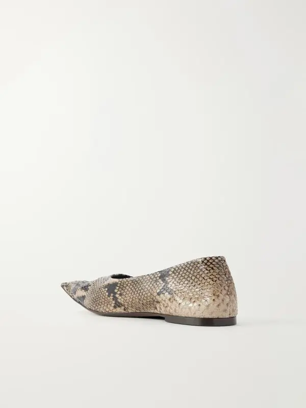 Khaite Pointed-toe Flat Shoes