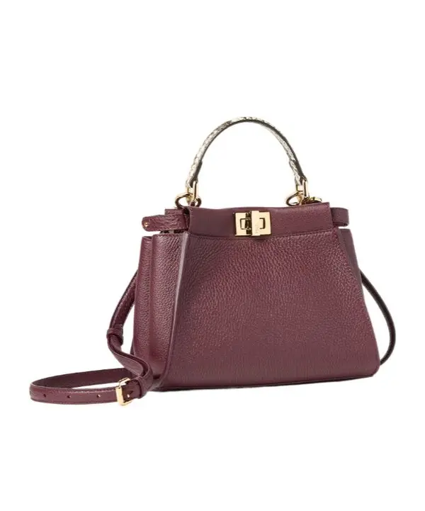 Fendi Top Handle Shoulder Bag - Red