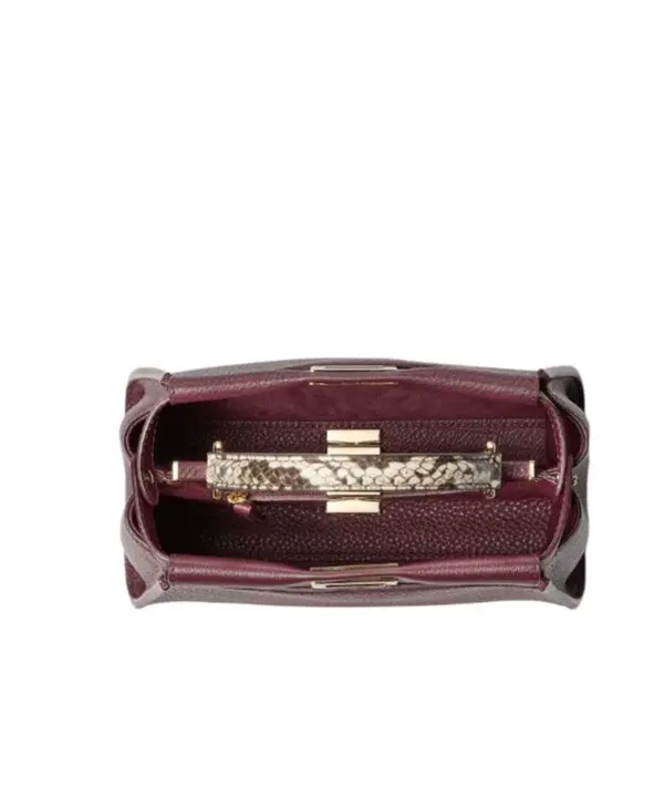 Fendi Top Handle Shoulder Bag - Red