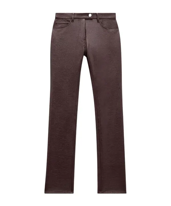 COURREGES Courrèges 5 Pockets Vinyl Effect Pants