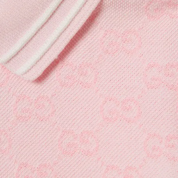 Gucci Baby Gg Cotton Polo Shirt