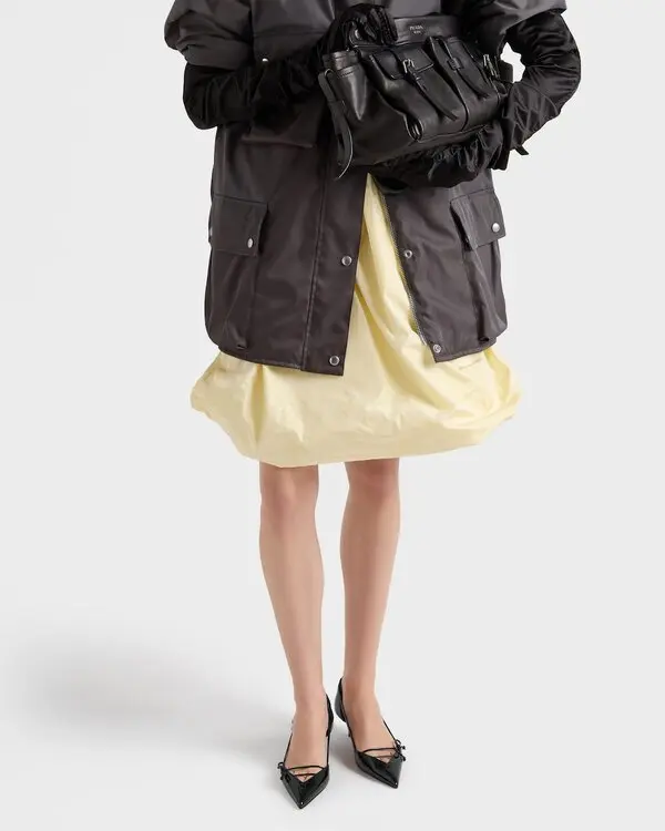 Prada Open Side Patent Leather Pumps