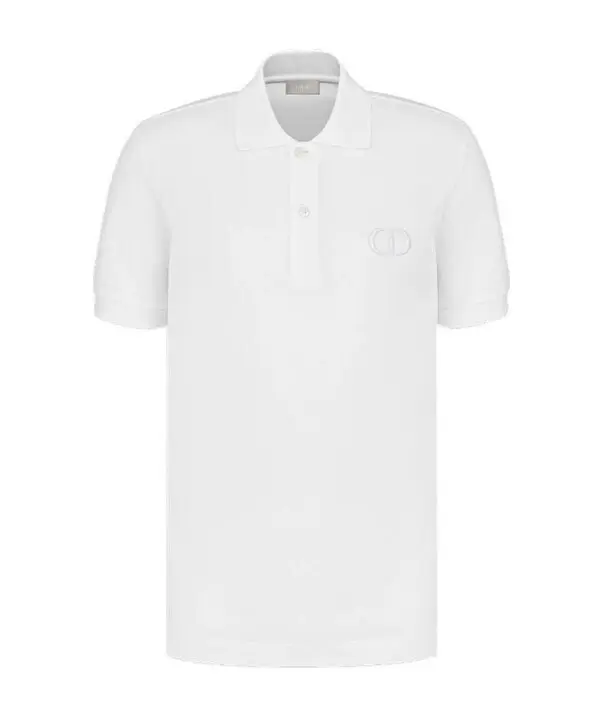 Dior Logo Polo Shirt - White