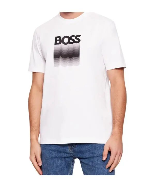 Hugo Boss Regular Fit Crewneck T-shirt - White