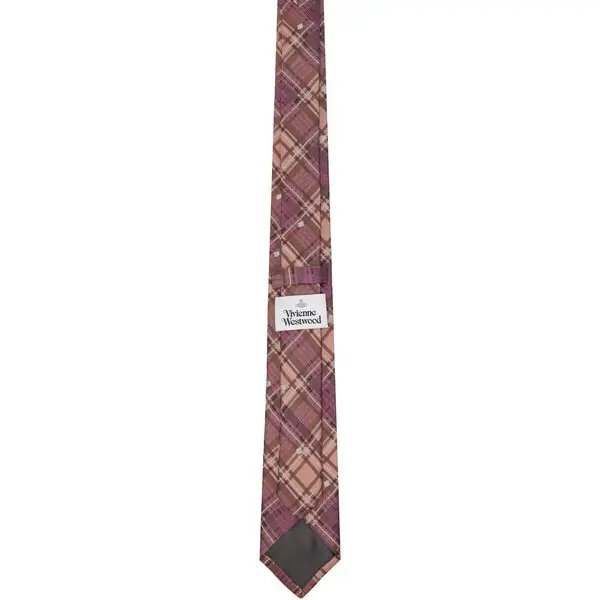 VIVIENNE WESTWOOD Tartan Jacquard Tie