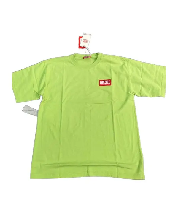 DIESEL® T-shirt With Jacquard Logo Patch