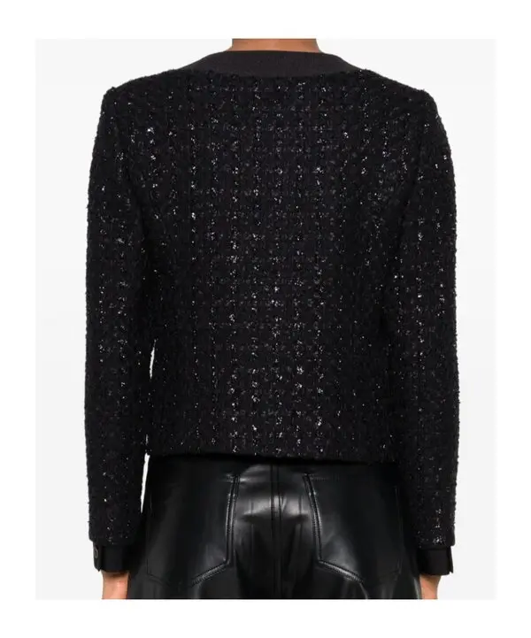 Emporio Armani Button-detail Tweed Jacket