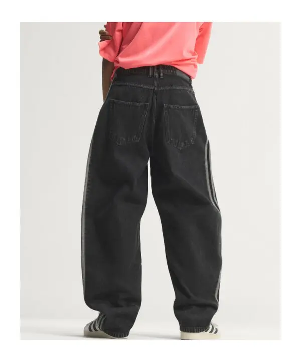 ADIDAS ORIGINALS High Rise Barrel Jeans