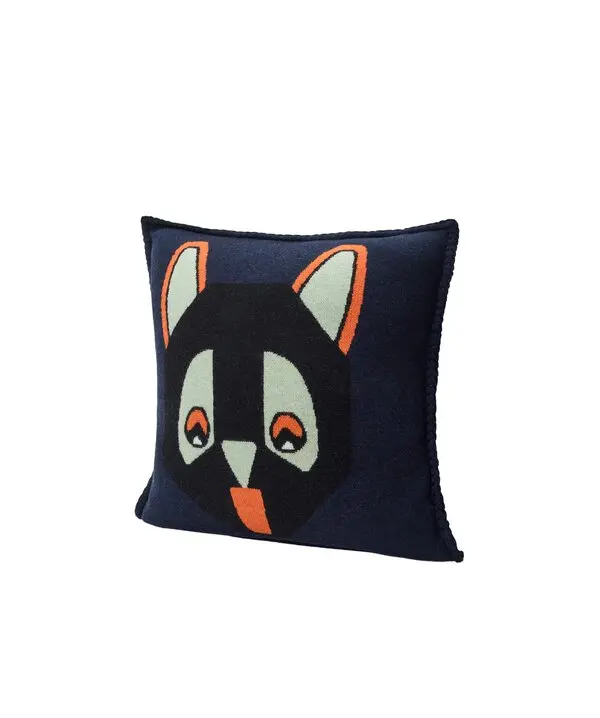 Loewe Cat-motif Square Cushion