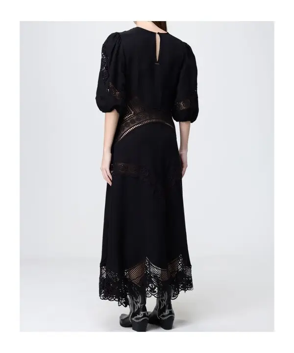 TWINSET Crew-neck Midi Dress
