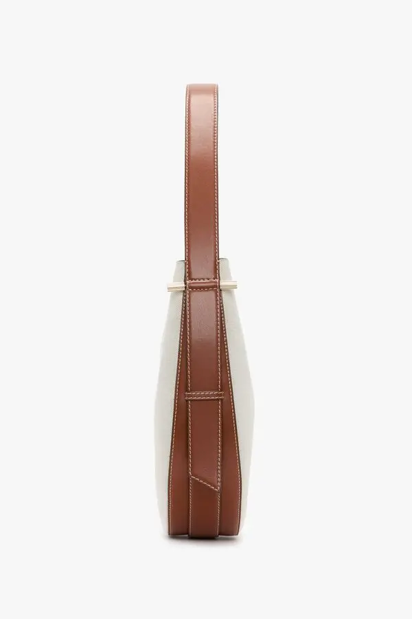 Victoria Beckham Dia Hobo Bag - Ivory Canvas