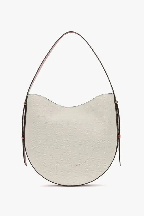 Victoria Beckham Dia Hobo Bag - Ivory Canvas