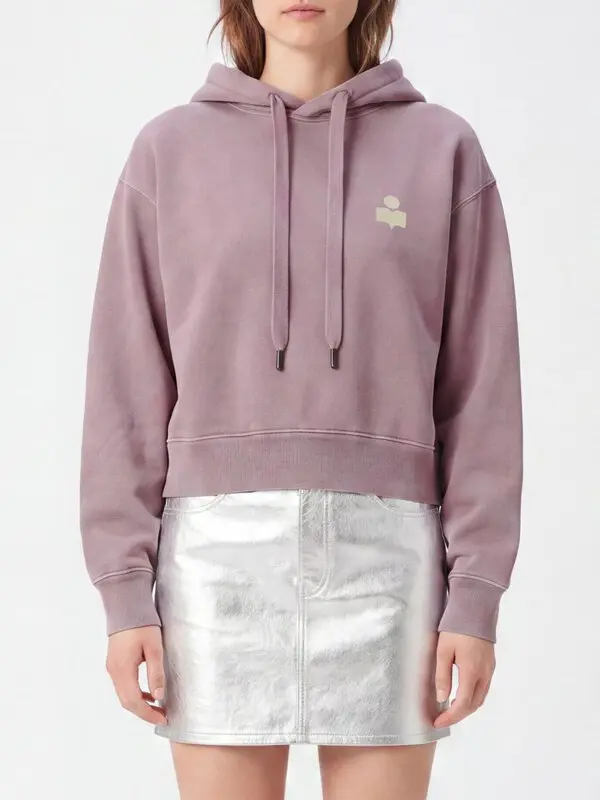 Isabel Marant Étoile Logo Jersey Hoodie - Pink