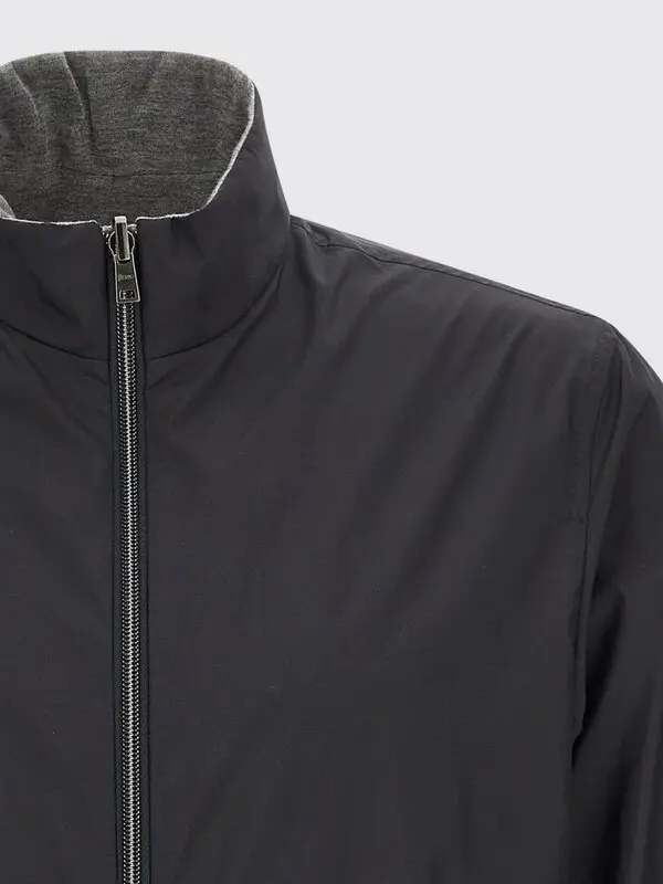 Herno High Neck Zip-up Nylon Bomber Jacket - Multicolor