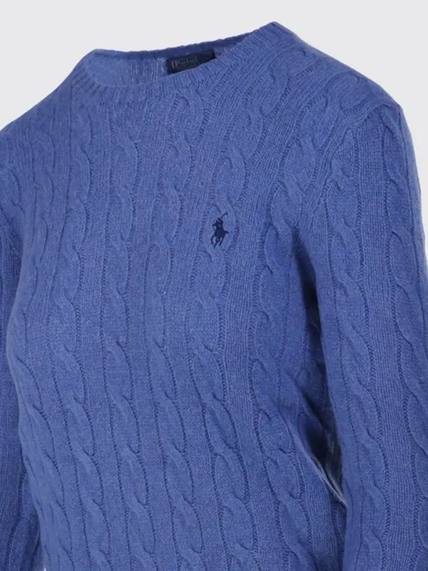 Polo Ralph Lauren Cable Knit Crewneck Sweater - Blue