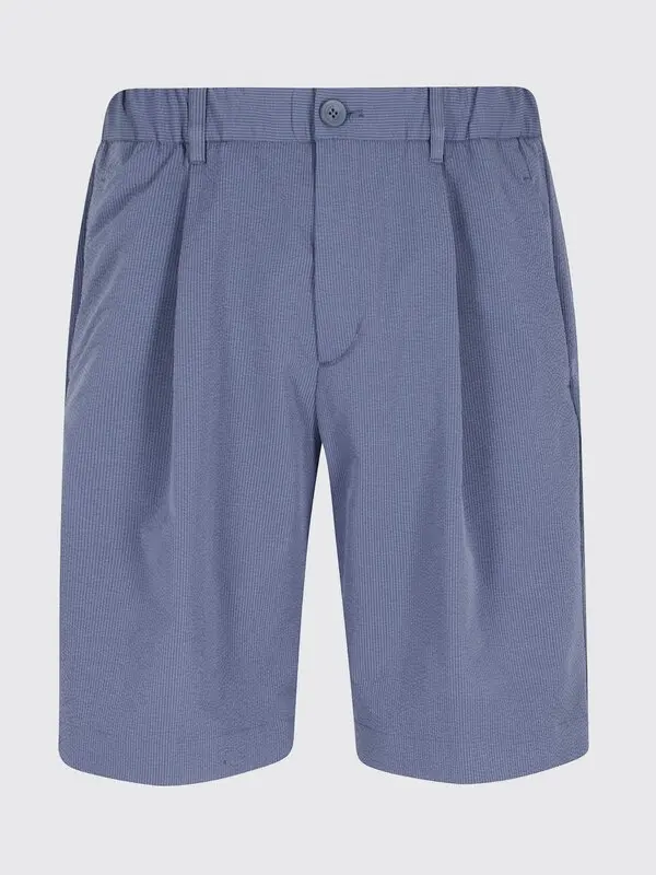 Herno Polyester Crêpe Chino Shorts With Belt Loops