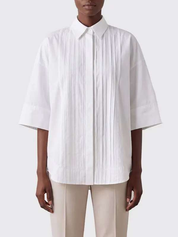 PAROSH Pleated Shirt