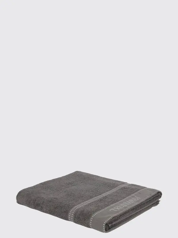 TRUSSARDI Bath And Beach Towels Lifestyle - Charcoal