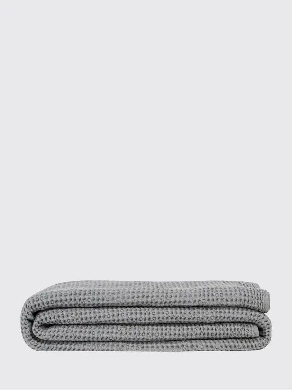 BELLORA Stone Single Summer Bedspread In Honeycomb Cotton - Charcoal
