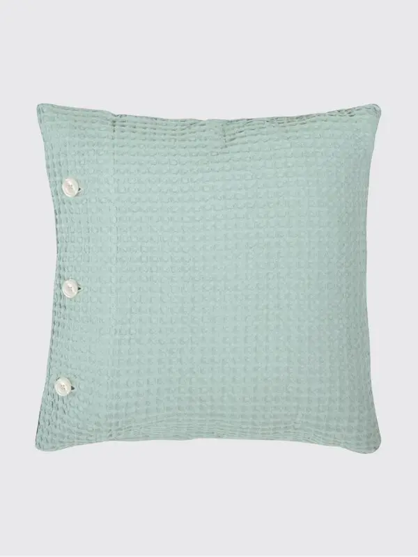 BELLORA Stone Square Decorative Cushion In Waffle Cotton With Removable Cover - Lilac