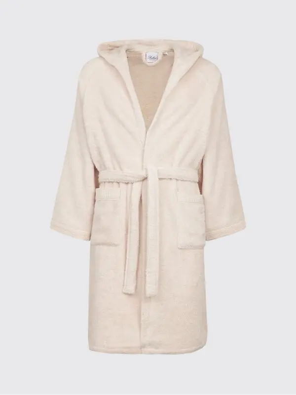 BELLORA Fiocco Hooded Bathrobe In 400 Gsm Cotton Terry - Pink