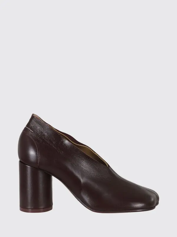 MAISON MARGIELA Leather Cylindrical Heel Pumps - Brown