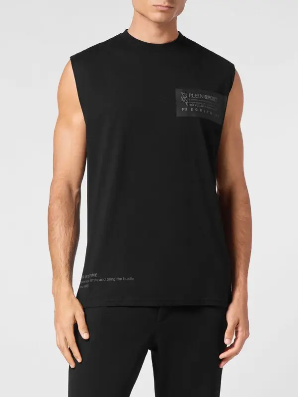 PLEIN SPORT Tank Top - Black