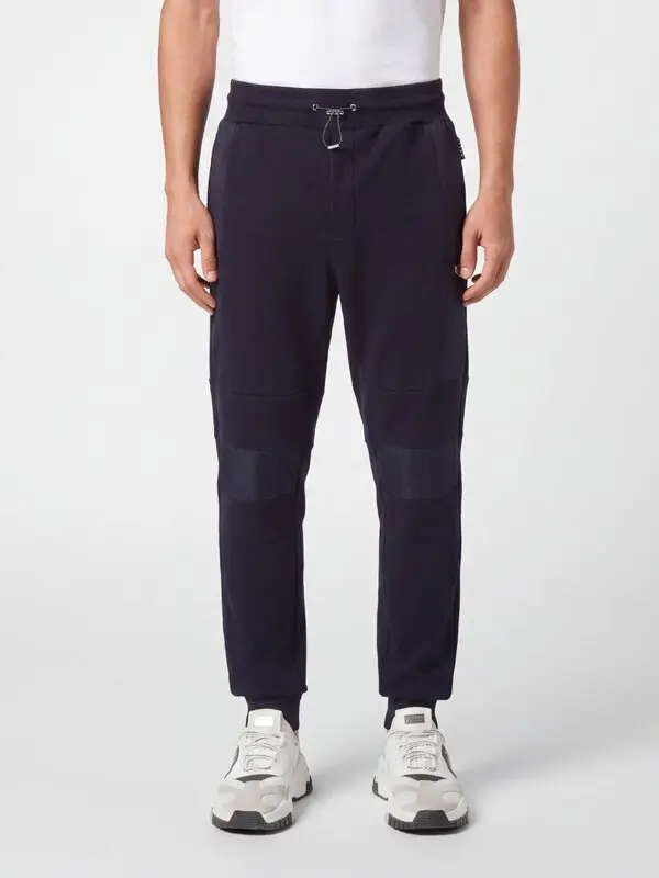 Philipp Plein Jersey Jogging Trousers With Drawstring And Welt Pockets - Blue