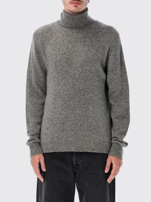 ROBERTO COLLINA Wool And Baby Camel Blend Turtleneck Jumper - Grey
