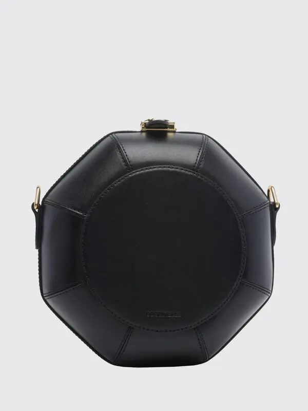 COCCINELLE Sewing Box Leather Shoulder Bag - Black