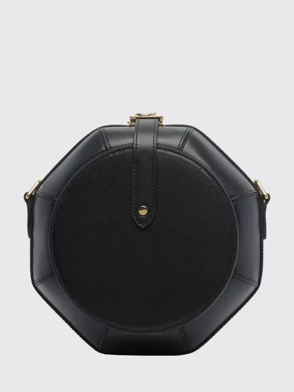 COCCINELLE Sewing Box Leather Shoulder Bag - Black