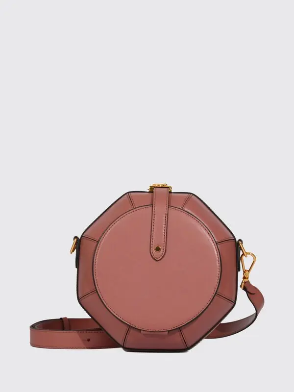 COCCINELLE Sewing Box Leather Shoulder Bag - Pink