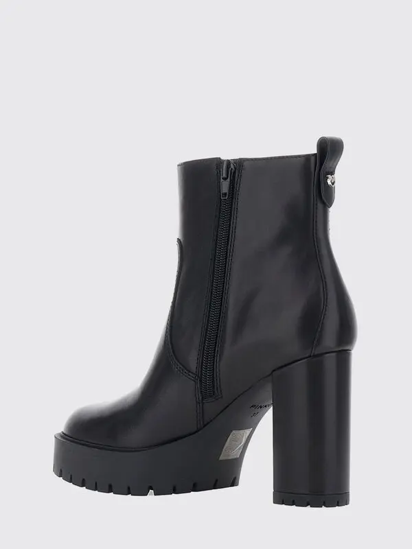 Pinko Flat Ankle Boot - Black