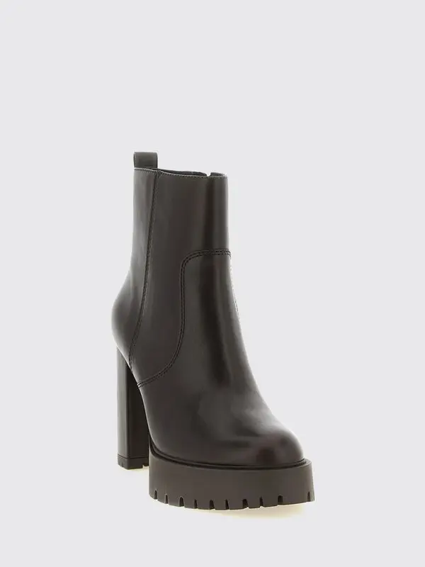 Pinko Clara Leather Platform Ankle Boots