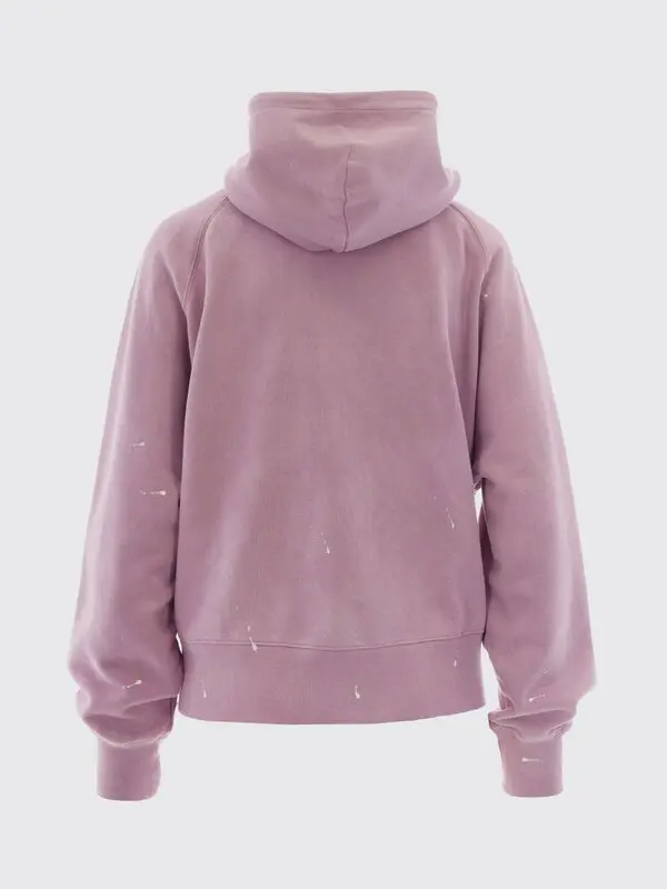 Carhartt Work In Progress Abstract Print Cotton Zip-up Hoodie - Pink