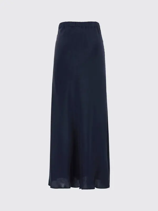 Max Mara High-waisted Silk Crêpe Pencil Maxi Skirt - Blue