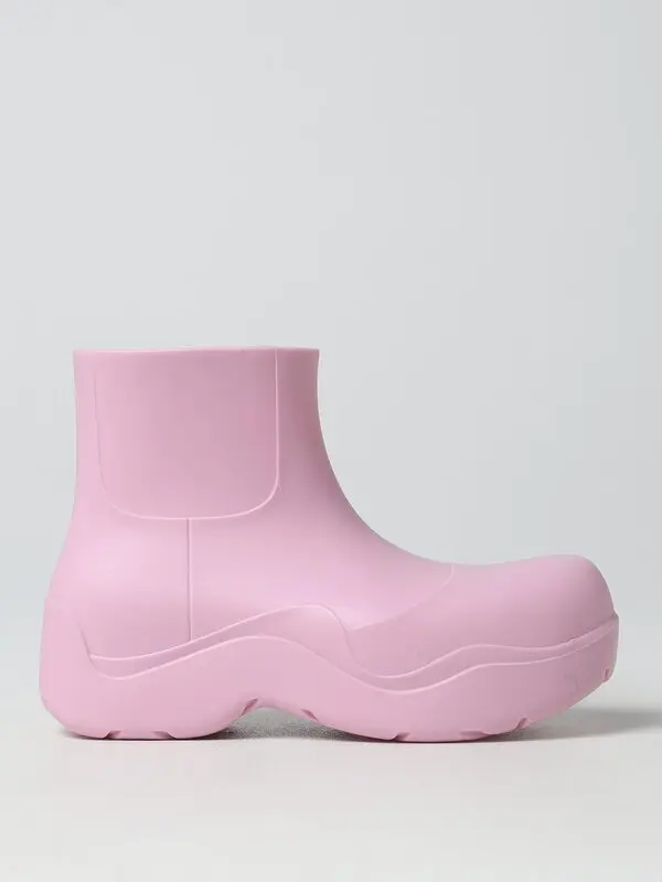 Bottega Veneta Puddle Boots In Biodegradable Rubber - Pink