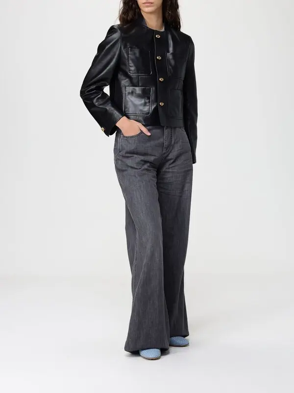 Bottega Veneta Denim Wide-leg Jeans - Charcoal