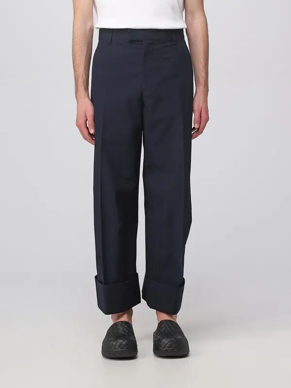 Bottega Veneta Cotton Pants - Blue