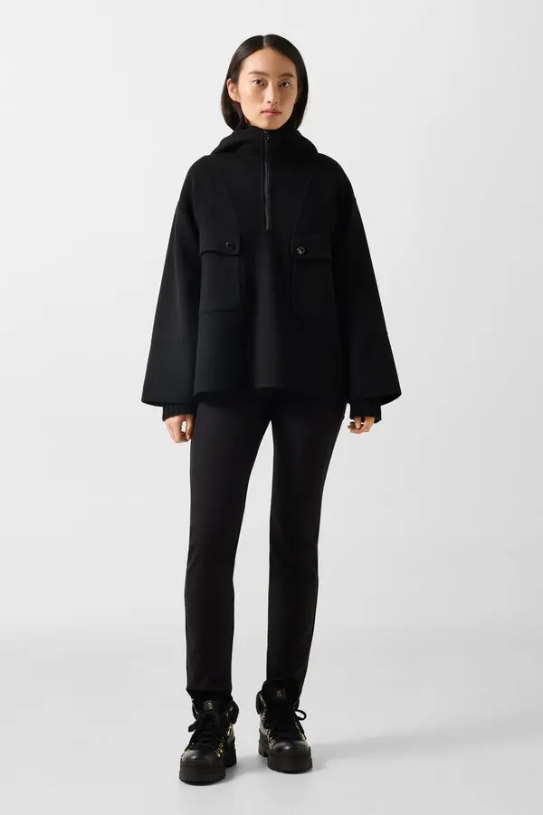 Bogner Trixie Hooded Wool Sweatshirt - Black