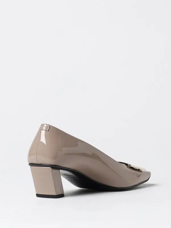 ROGER VIVIER Buckled Pumps - Dove Grey