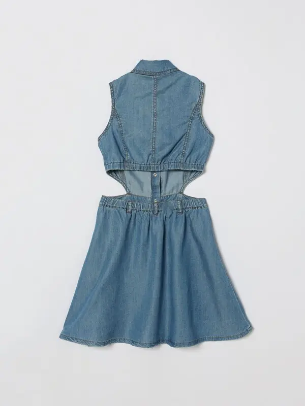 TWINSET Cut Out Lyocell Dress