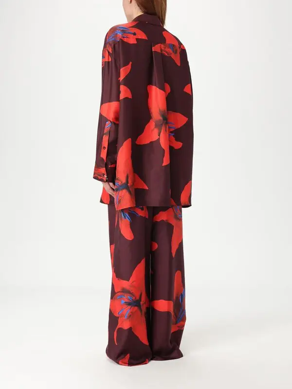 Alexander McQueen Printed Shirt - Burgundy