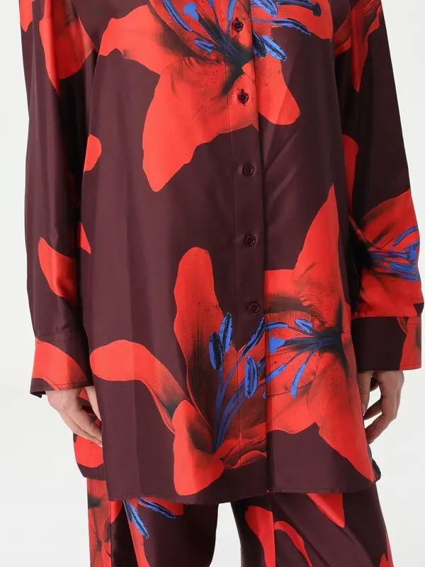Alexander McQueen Printed Shirt - Burgundy
