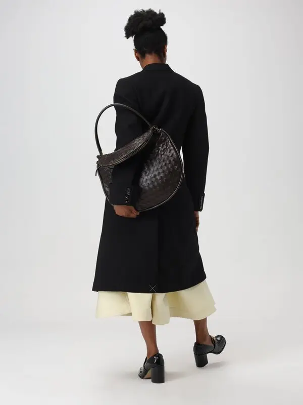 Bottega Veneta Double-breasted Coat In Wool Blend