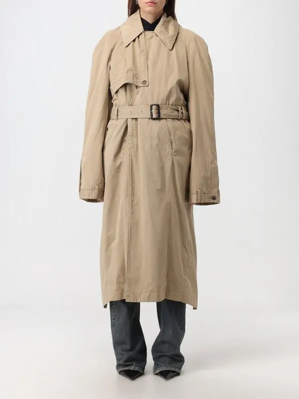 Balenciaga Trench Coat In Cotton